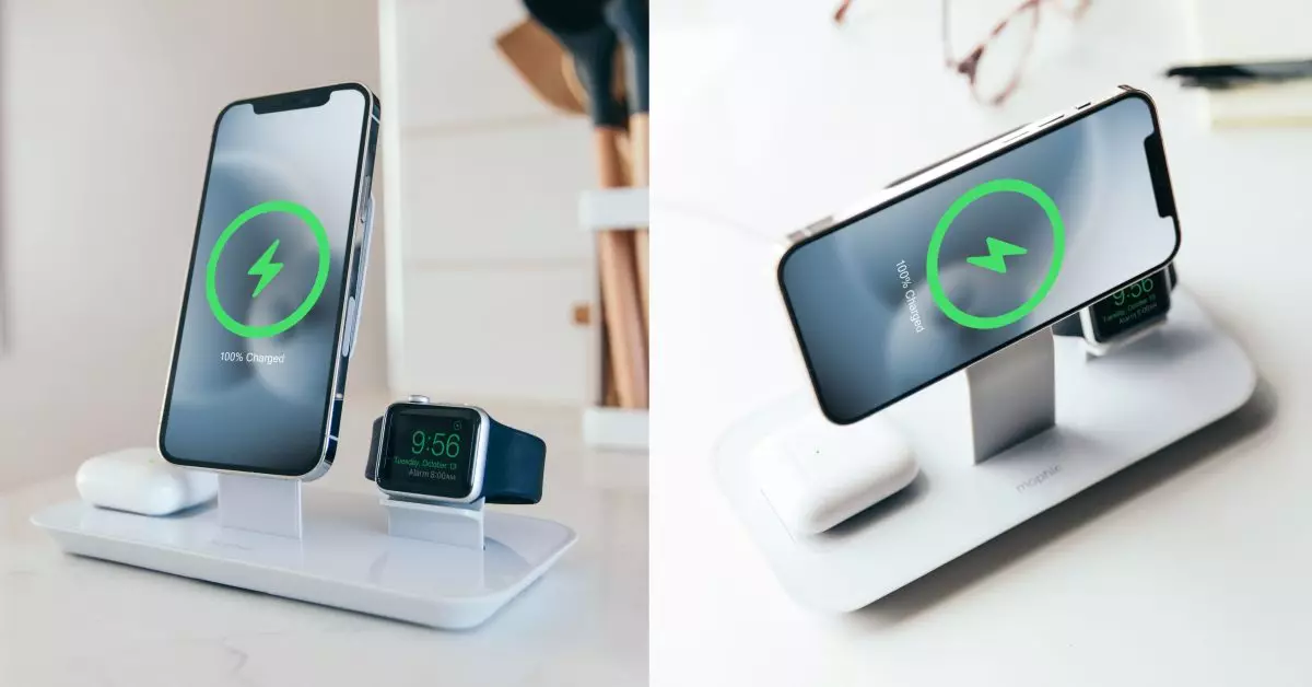 Mophie iPhone ، AirPods ۋە Apple Watch ئۈچۈن 3-in-1 MagSafe زەرەتلىگۈچنى ئوتتۇرىغا چىقاردى