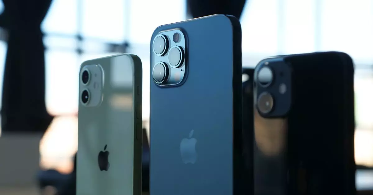 A linha iPhone 12 representa 63% das vendas de iPhones nos EUA no terceiro trimestre de 2021