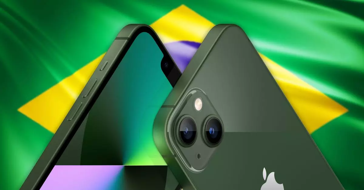 „iPhone 13“ dabar surenkamas Brazilijoje