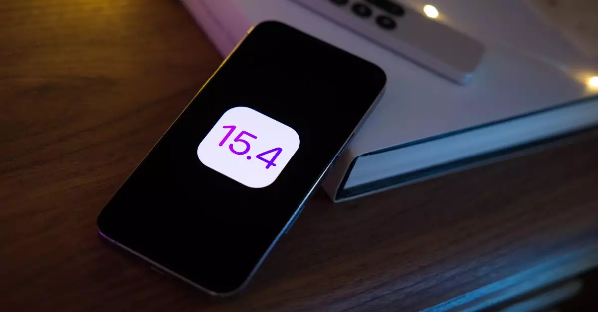 Apple arrête de signer iOS 15.4.1 après la sortie d'iOS 15.5