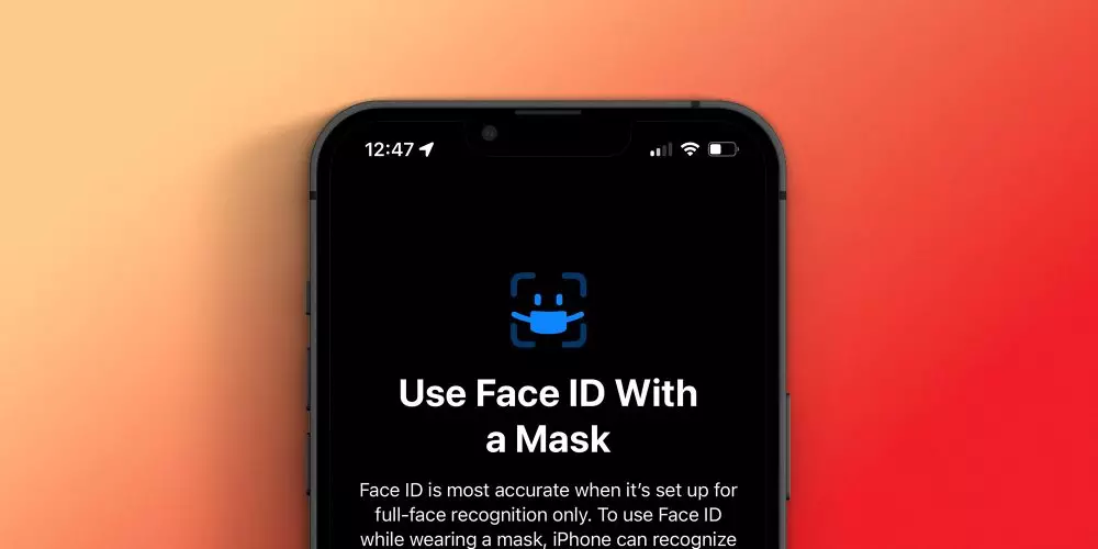 Face ID na may mask tidbits: iOS 15.4, mga sinusuportahang iPhone, salamin sa mata, Apple Pay, higit pa 1094_3