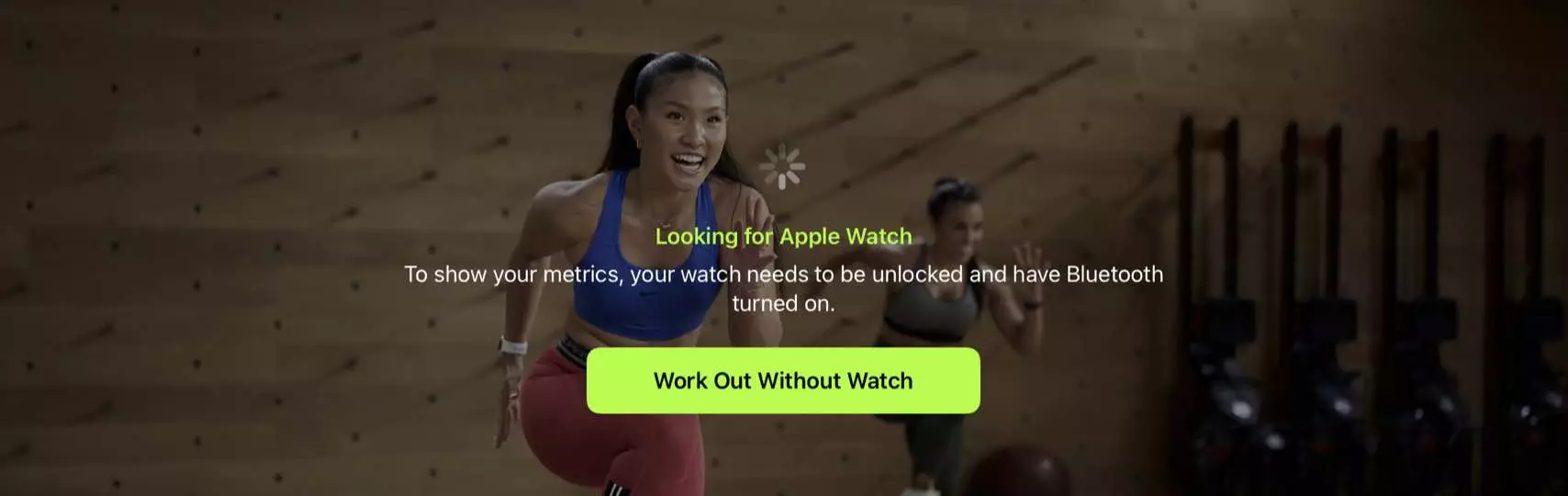 Ungayisebenzisa kanjani i-Apple Fitness+ ngaphandle kwe-Apple Watch ngemuva kokubhalisa