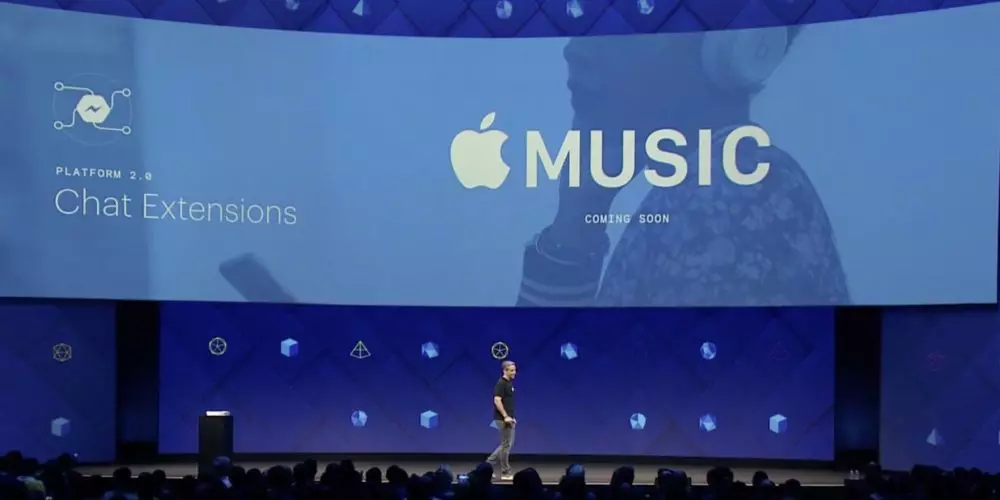 Apple Music 将与 Facebook Messenger 的新歌曲分享功能整合 11230_1