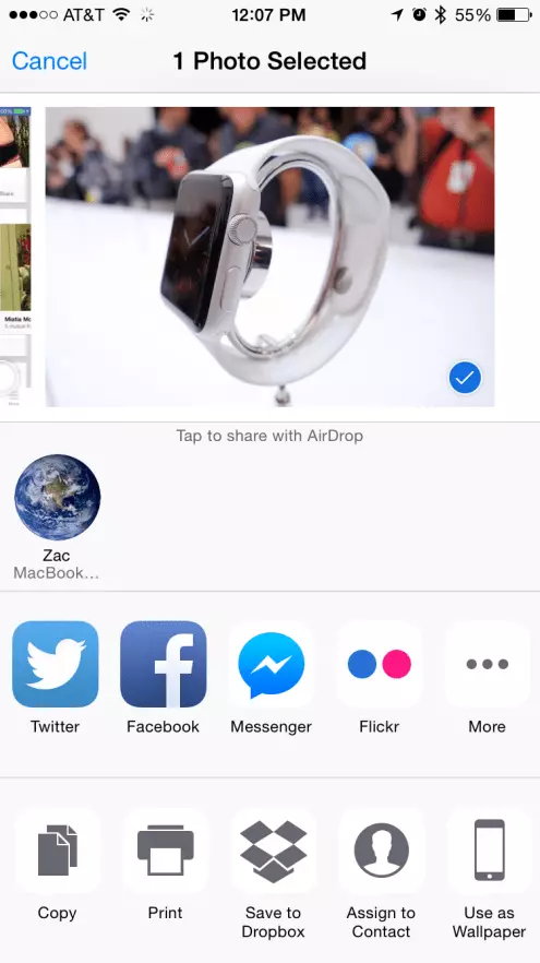 Facebook Messenger iOS 8