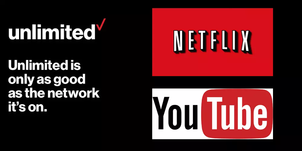 Verizon da ake zargin yana murƙushe Netflix & YouTube tun ma kafin iyakokin amfani su faɗo; VPN abubuwan da suka faru 11644_1