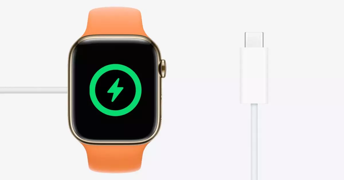 Apple Watch Series 7 e SE ora sono dotati di cavo USB-C