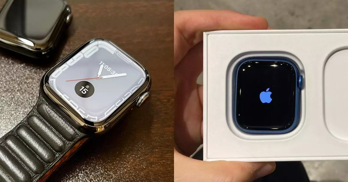 Primi ordini di Apple Watch Series 7 in arrivo ai clienti