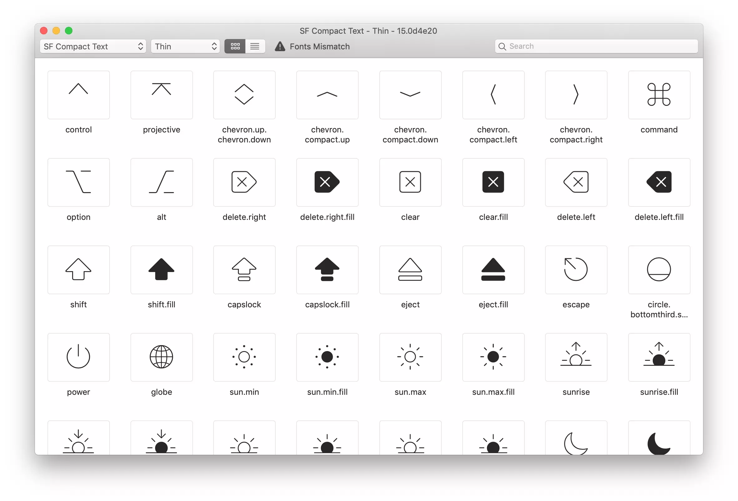 Apple memperkenalkan aplikasi SF Symbols dengan lebih 1,000 simbol boleh dikonfigurasikan untuk pembangun 12173_2