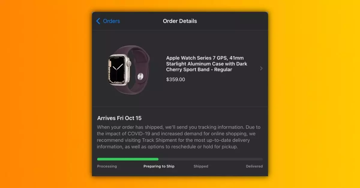 Apple Watch Series 7 Bestellungen preparéieren sech elo viru Freideg Verëffentlechung