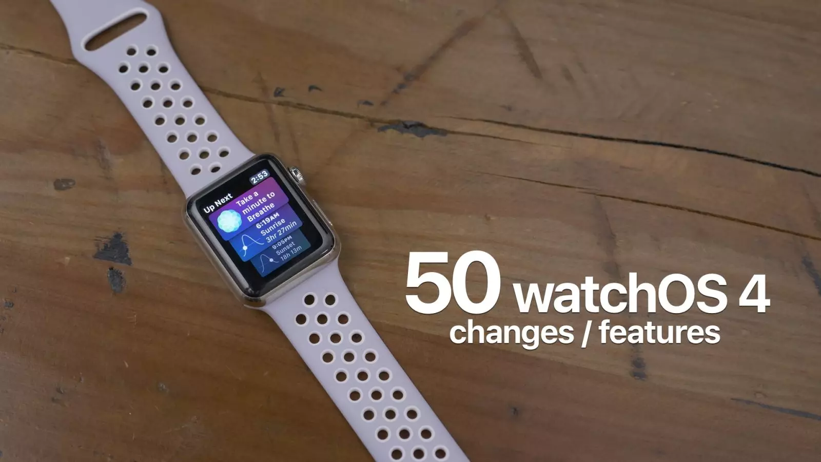 Kedu ihe dị ọhụrụ na watchOS 4? Ejiri atụmatụ na mgbanwe 50+ mee ihe [Video] 1226_1