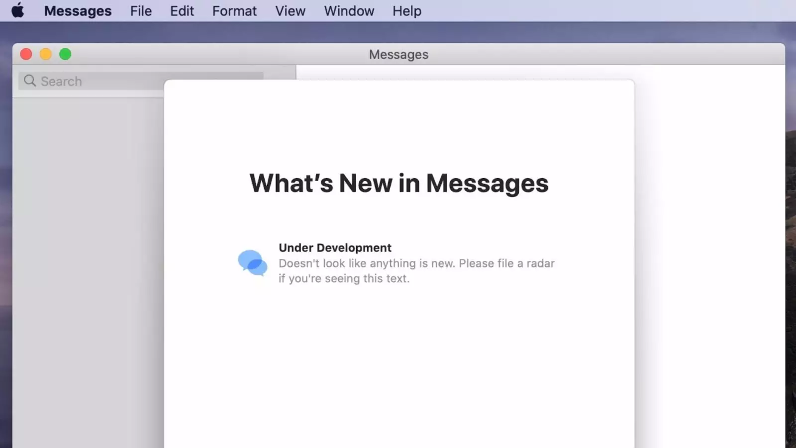 catalyseur de messages macos