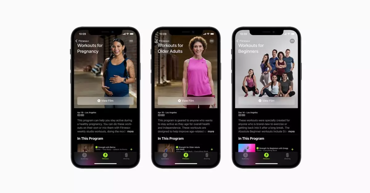 Apple Fitness+ wird um neue Workouts für Schwangere, ältere Erwachsene und Anfänger erweitert