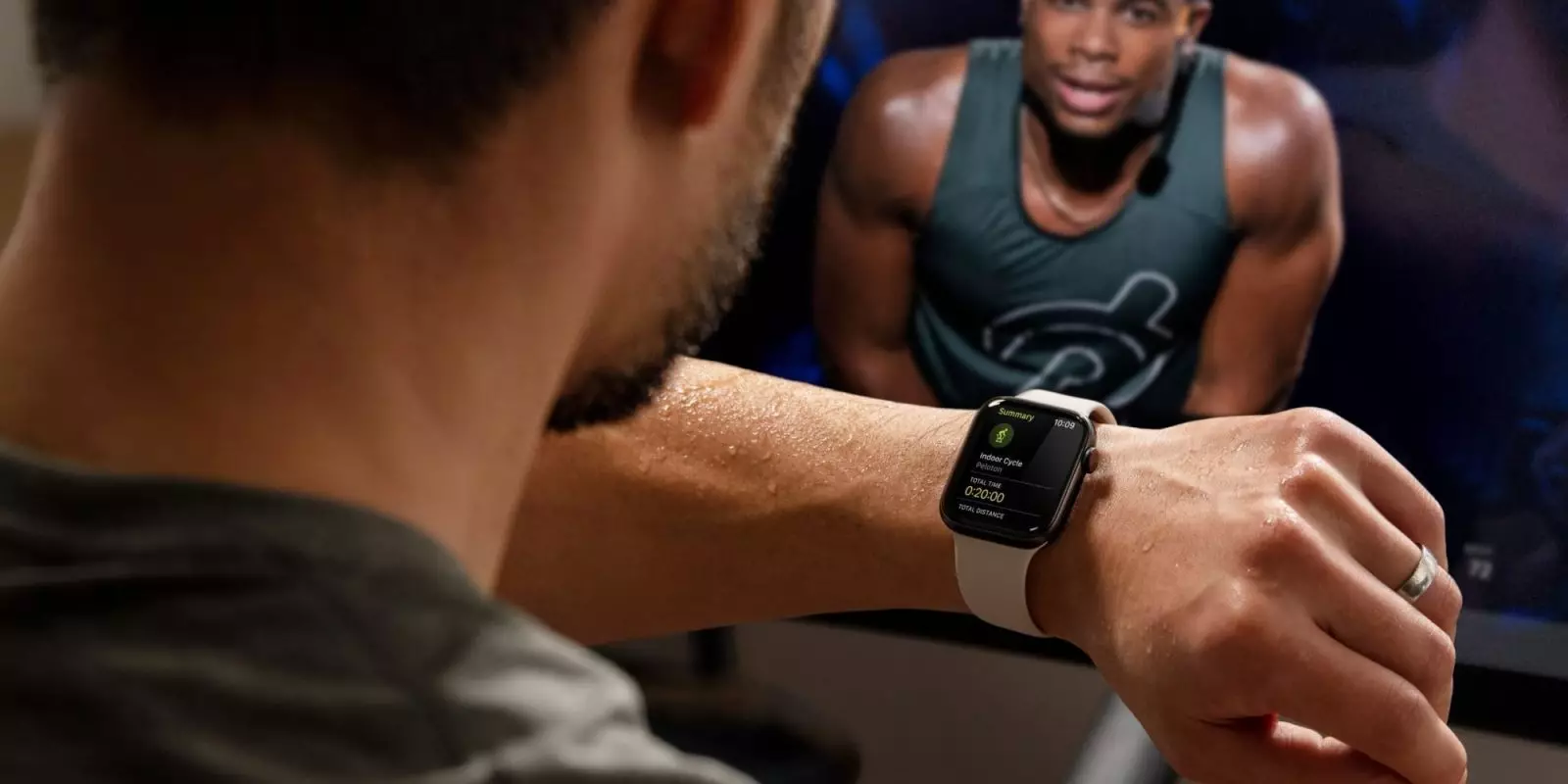 Emparelhe o Peloton Bike+ com o Apple Watch