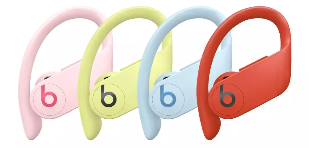 Khalani ndi Powerbeats Pro mu Spring Yellow, Cloud Pink, Lava Red, ndi Glacier Blue mitundu 13415_2