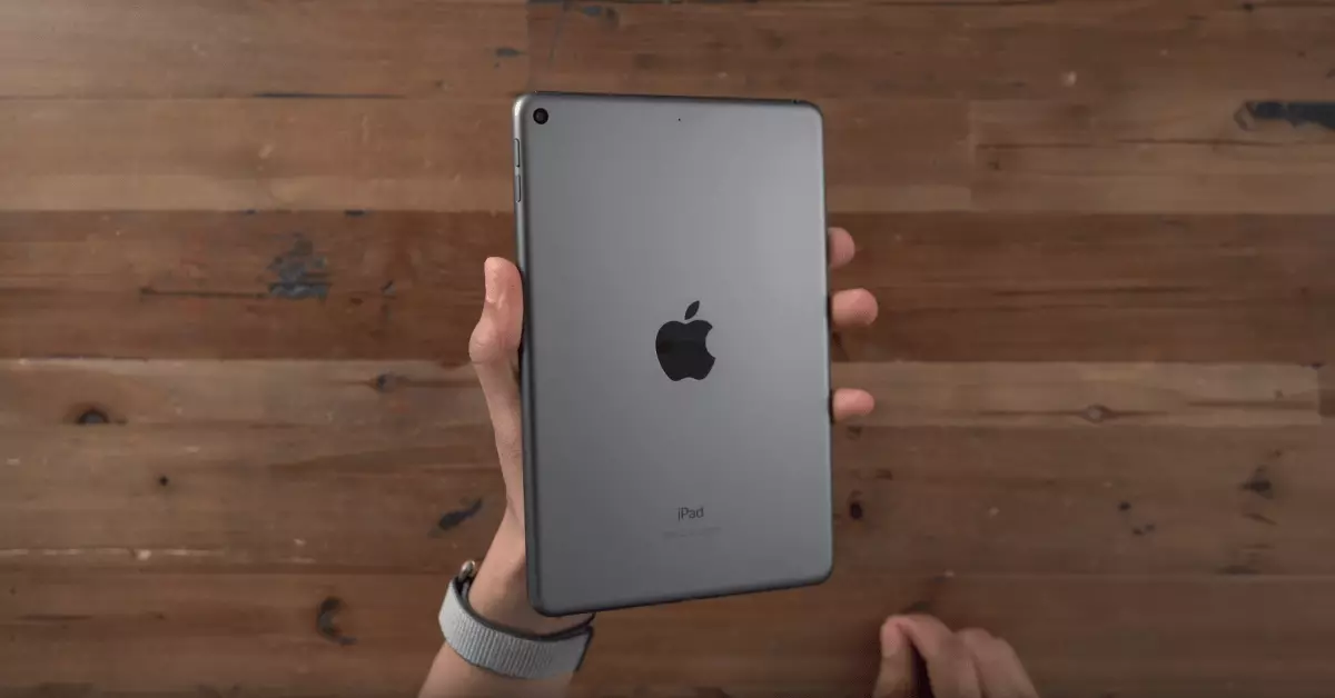 “Apple”, myş-myşlaryň täzelenmeginden öň “iPad mini” ekranyndaky müşderileri gözden geçirýär