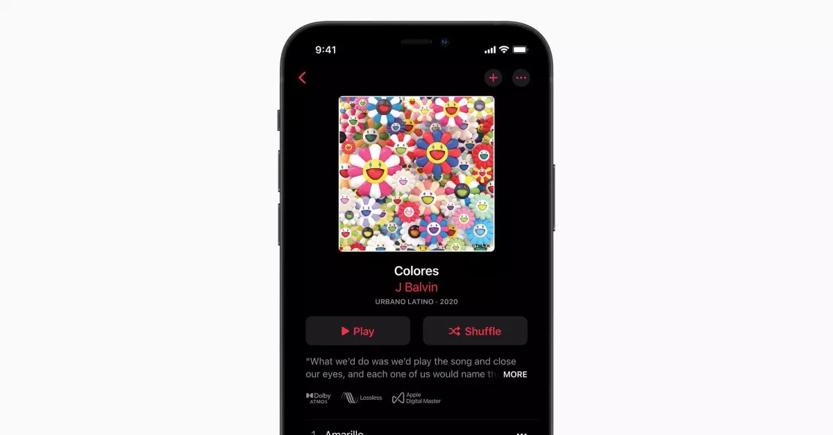 Apple Music ikuwonjezera kusanja kosataya ku kabukhu lonse popanda mtengo wowonjezera, thandizo la Spatial Audio ndi Dolby Atmos