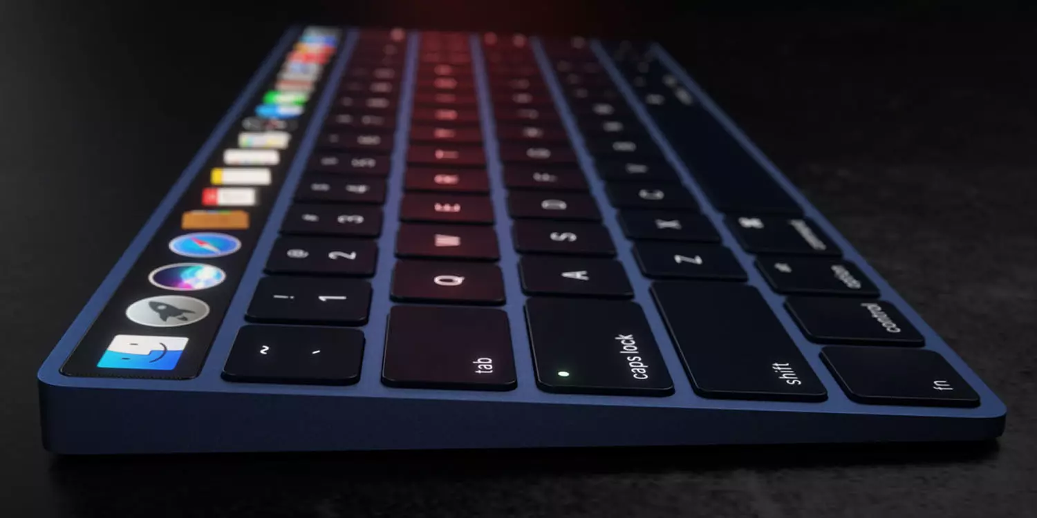 Porogaramu ya patenti yerekana Face ID kuri Mac na Magic Keyboard hamwe na Touch Bar