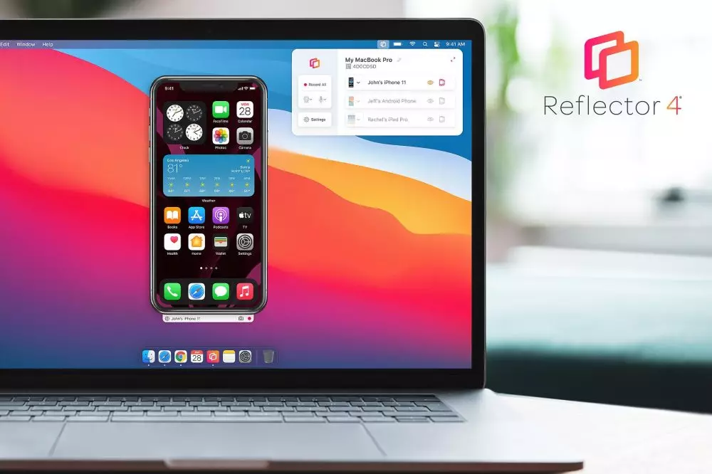 កម្មវិធីឆ្លុះបញ្ចាំង 'Reflector' AirPlay បានធ្វើបច្ចុប្បន្នភាពជាមួយនឹងការគាំទ្រ M1 Mac និង Big Sur, ស៊ុមឧបករណ៍ថ្មី និងច្រើនទៀត 14279_2