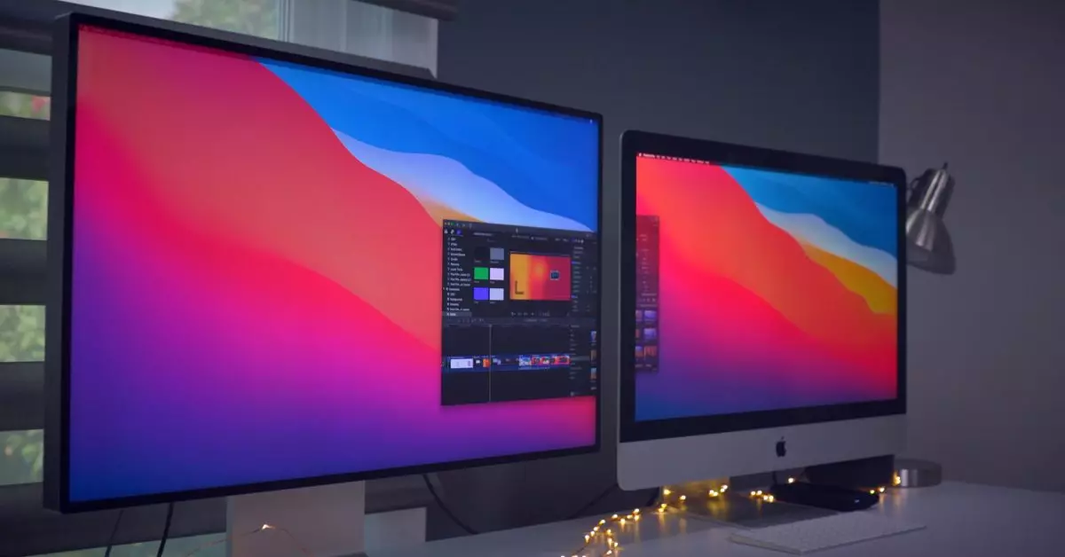 Apple Studio Display kun pli alta rezolucio en evoluo