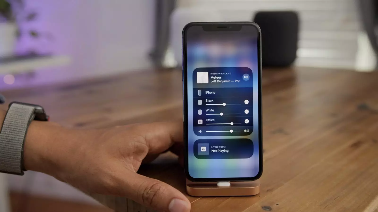 ഹാൻഡ്-ഓൺ: HomePod-ന്റെ AirPlay 2 മൾട്ടി-റൂം ഓഡിയോ, സ്റ്റീരിയോ ജോടിയാക്കൽ, കലണ്ടർ പിന്തുണ [വീഡിയോ] 1478_1