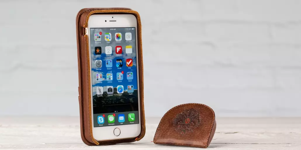 Pad na Quill ekpughere ikpe njem njem ọhụrụ maka iPhone 6/6s, Timber Nightstand maka Apple Watch 14939_1