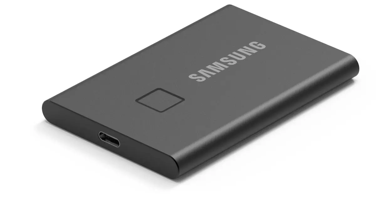 Samsung stellt tragbare SSD T7 Touch mit Fingerabdruckscanner vor