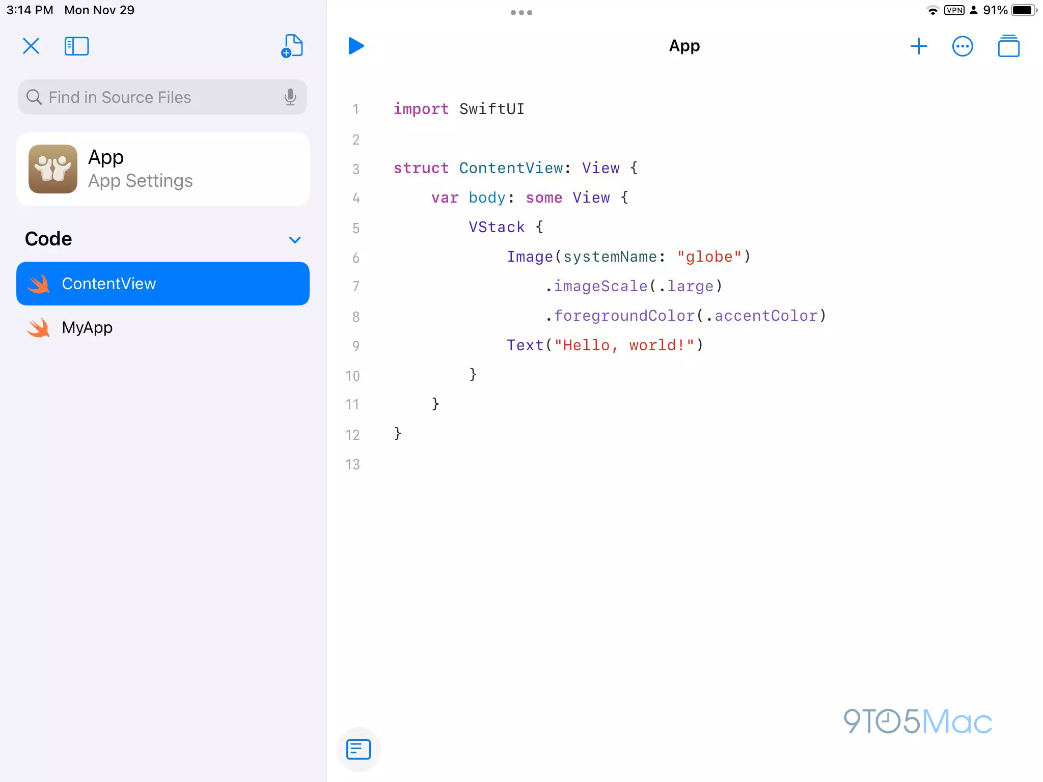 Mangkene tampilan pisanan ing Swift Playgrounds 4 sadurunge diluncurake 150_5