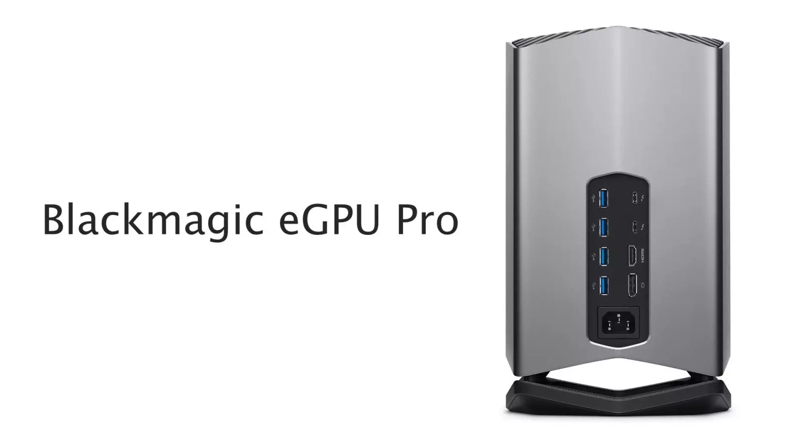 IBlackmagic eGPU Pro eneRadeon RX Vega 56 ibambezeleke kuze kube uDisemba 15228_1