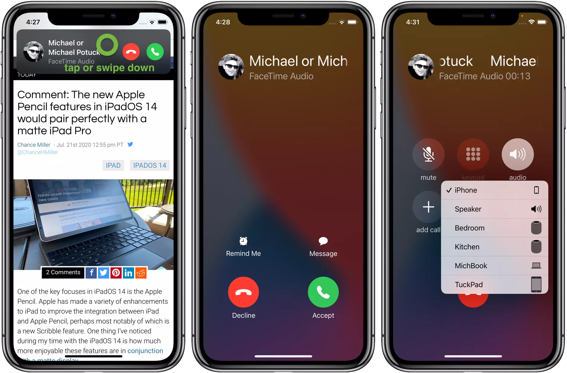 IPhone نىڭ ئىخچام چاقىرىش كۆرۈنمە يۈزىنى قانداق ئىشلىتىش iOS 14 walkthrough 2