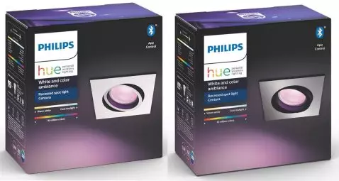 Philips-Hue-White-and-Color-Centura-Einbautspot-Eckig-Vergleich-Verpackung