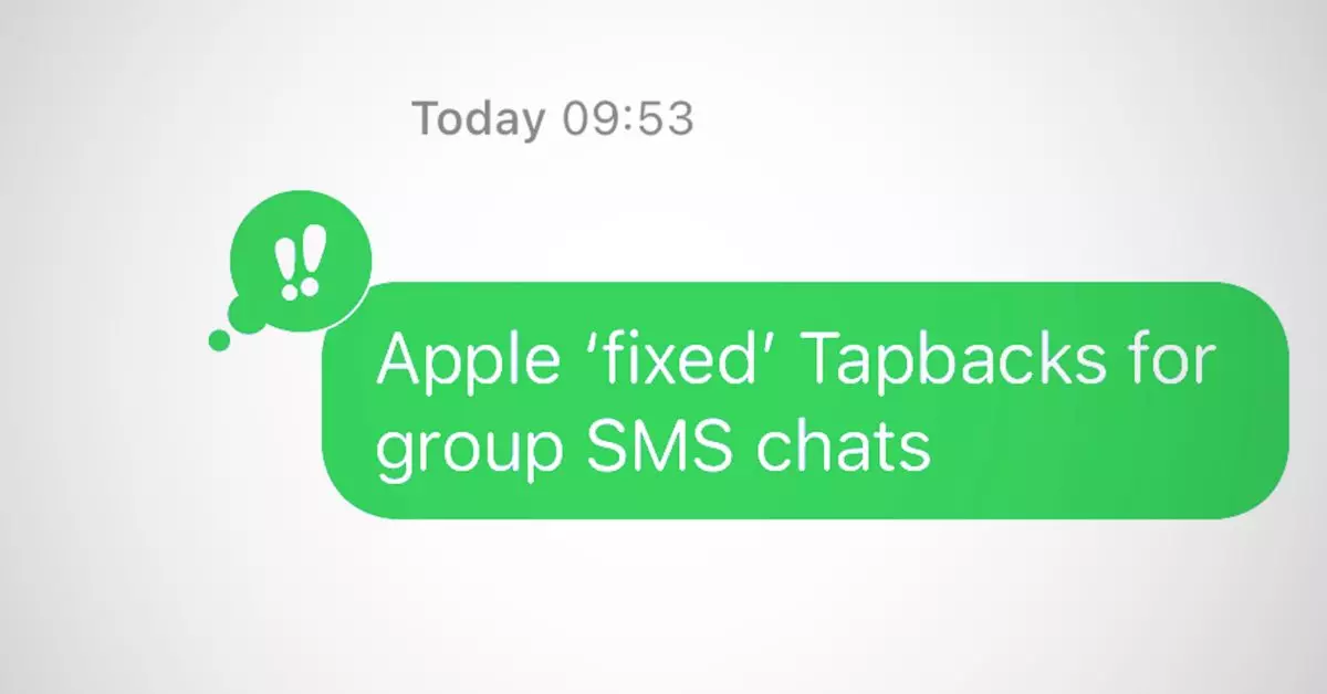 iOS 16: Tapbacks ຈະບໍ່ spam ການສົນທະນາກຸ່ມ SMS ຂອງທ່ານອີກຕໍ່ໄປ