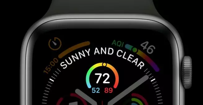 Nuevas complicaciones de Apple Watch Series 4 para la cara 'Infograph': indicadores de esquina, texto de bisel curvo, más 16467_4