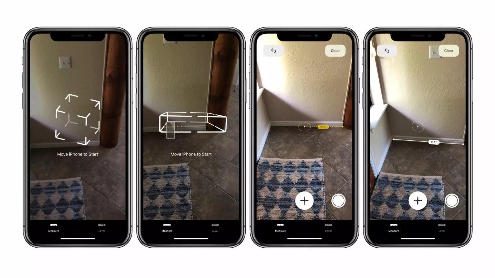 iOS 12: Wéi benotzt Dir d'ARKit Mesure App op iPhone 16471_1