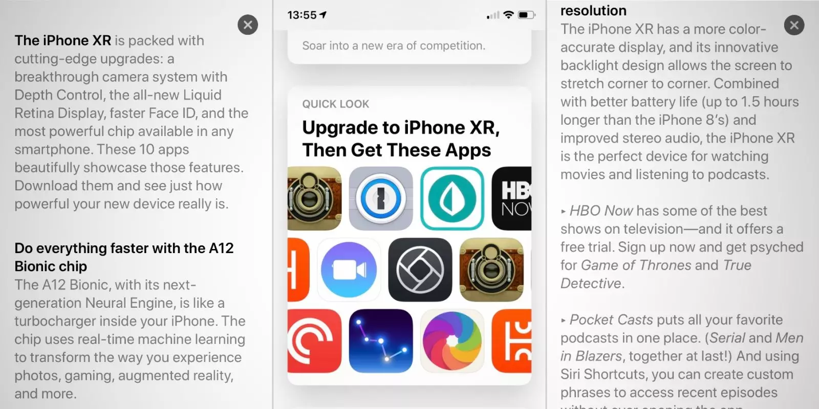 Apple continua o impulso de vendas do iPhone XR com recurso editorial da App Store 16635_1