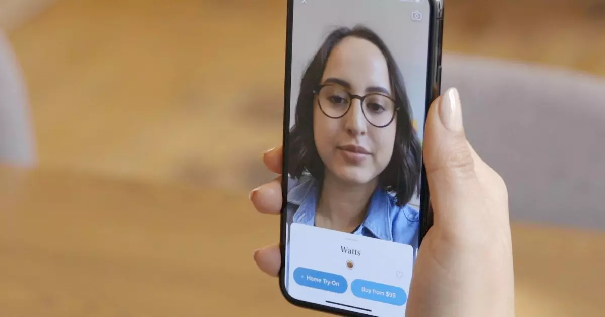 Warby Parker iOS proqramı iPhone X və daha yeni modellərdə ARKit və TrueDepth ilə eynəklər üçün Virtual Sınaq tətbiqini işə salır.