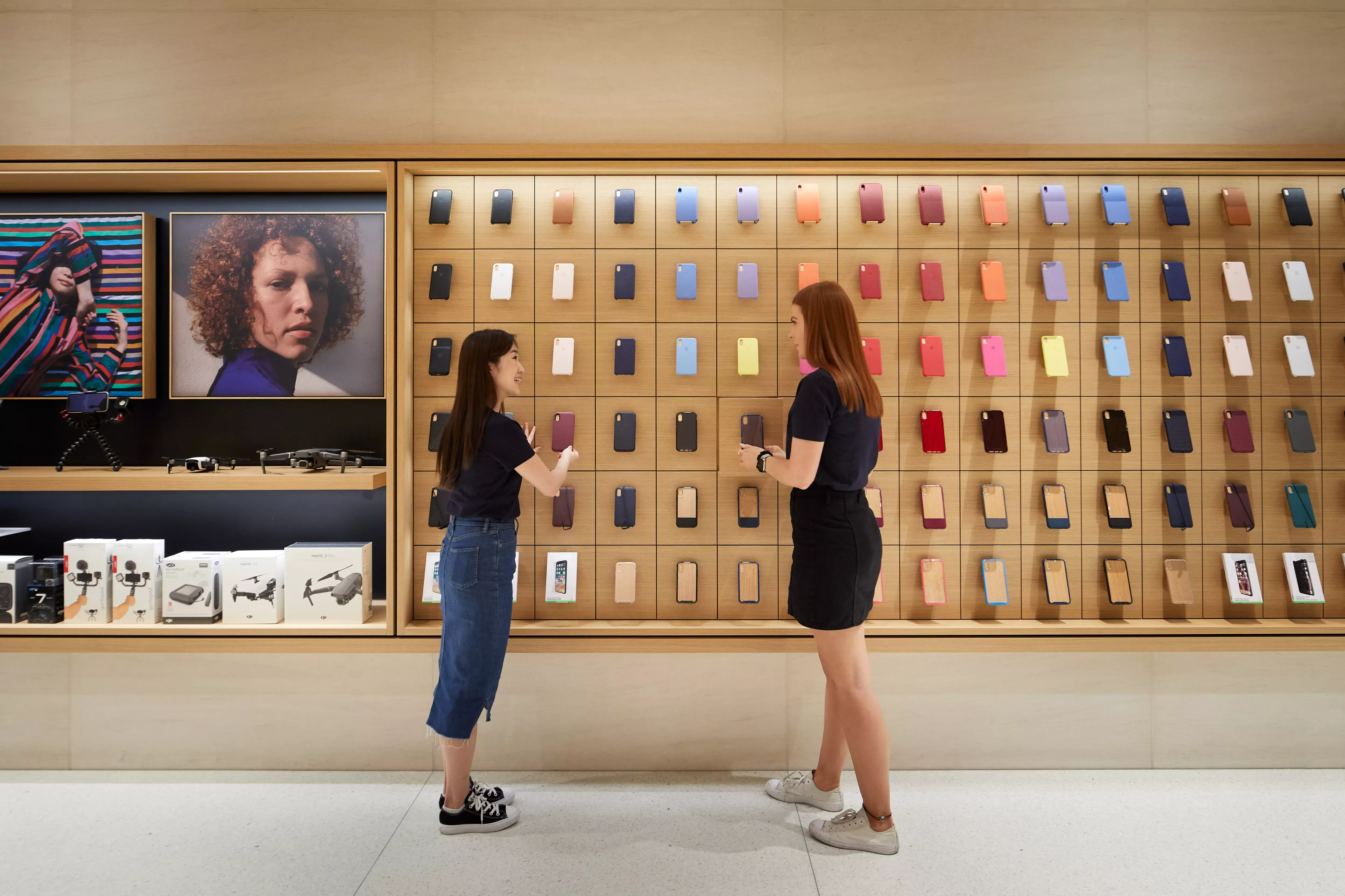 Marunouchi Apple Store ມີຜ້າມ່ານໄມ້ໄຜ່, ການອອກແບບໃຫມ່ 17041_5