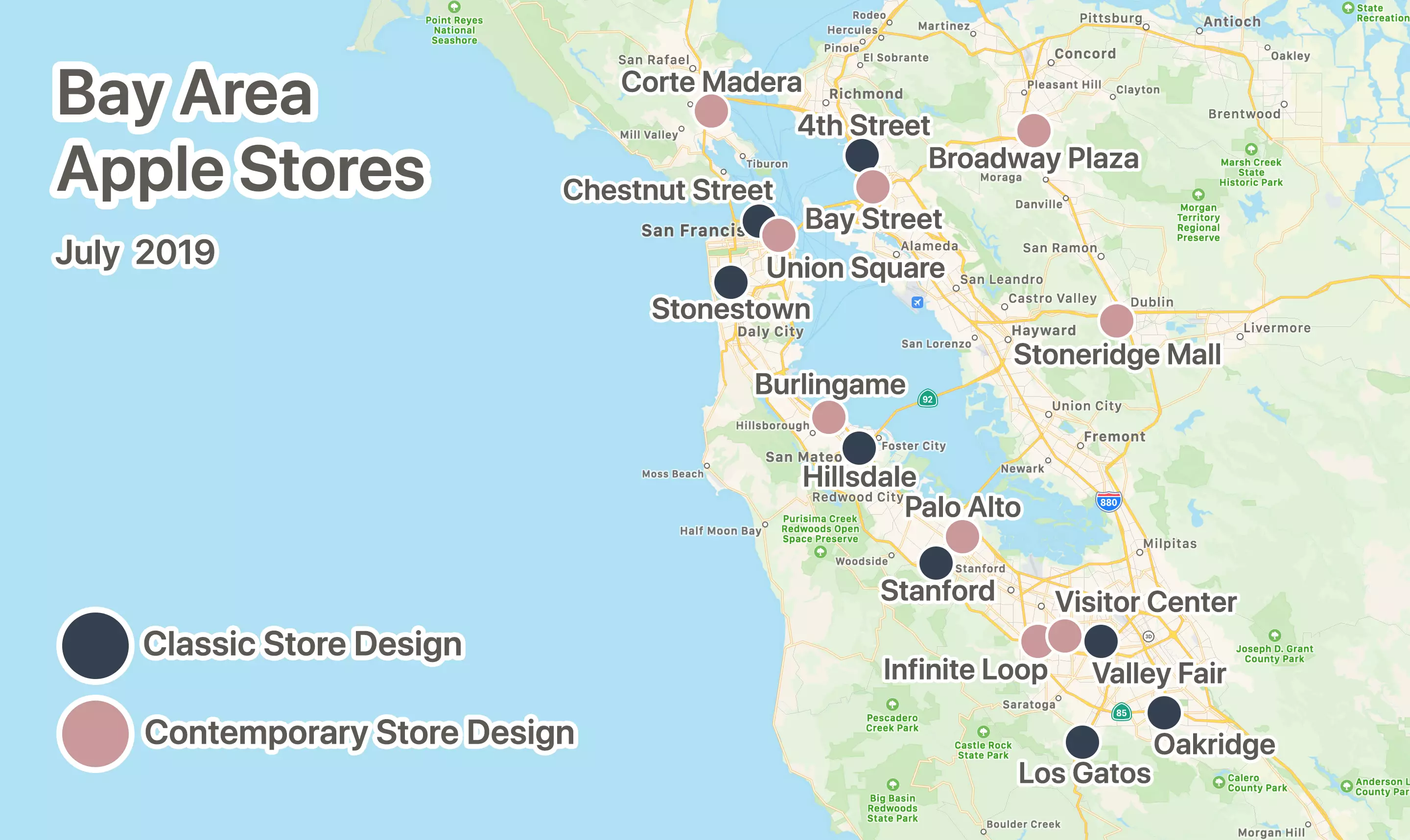 Apple Store de San Mateo planea expandirse al bloque norte del centro comercial Hillsdale 17060_3