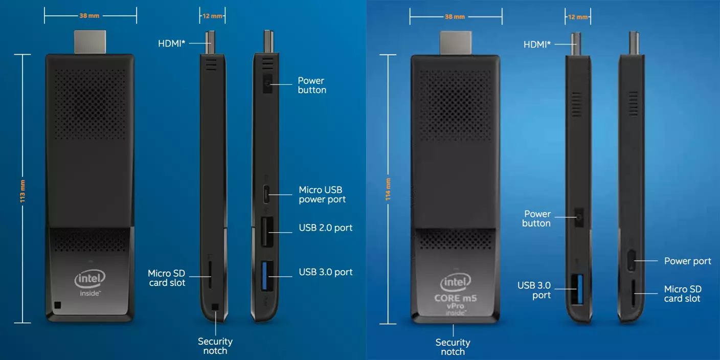 Intel's Compute Stick ຮຸ່ນທີ 2 ແມ່ນເຊີບເວີສື່ iTunes ທີ່ໄວກວ່າ ແລະດີກ່ວາ 17225_1