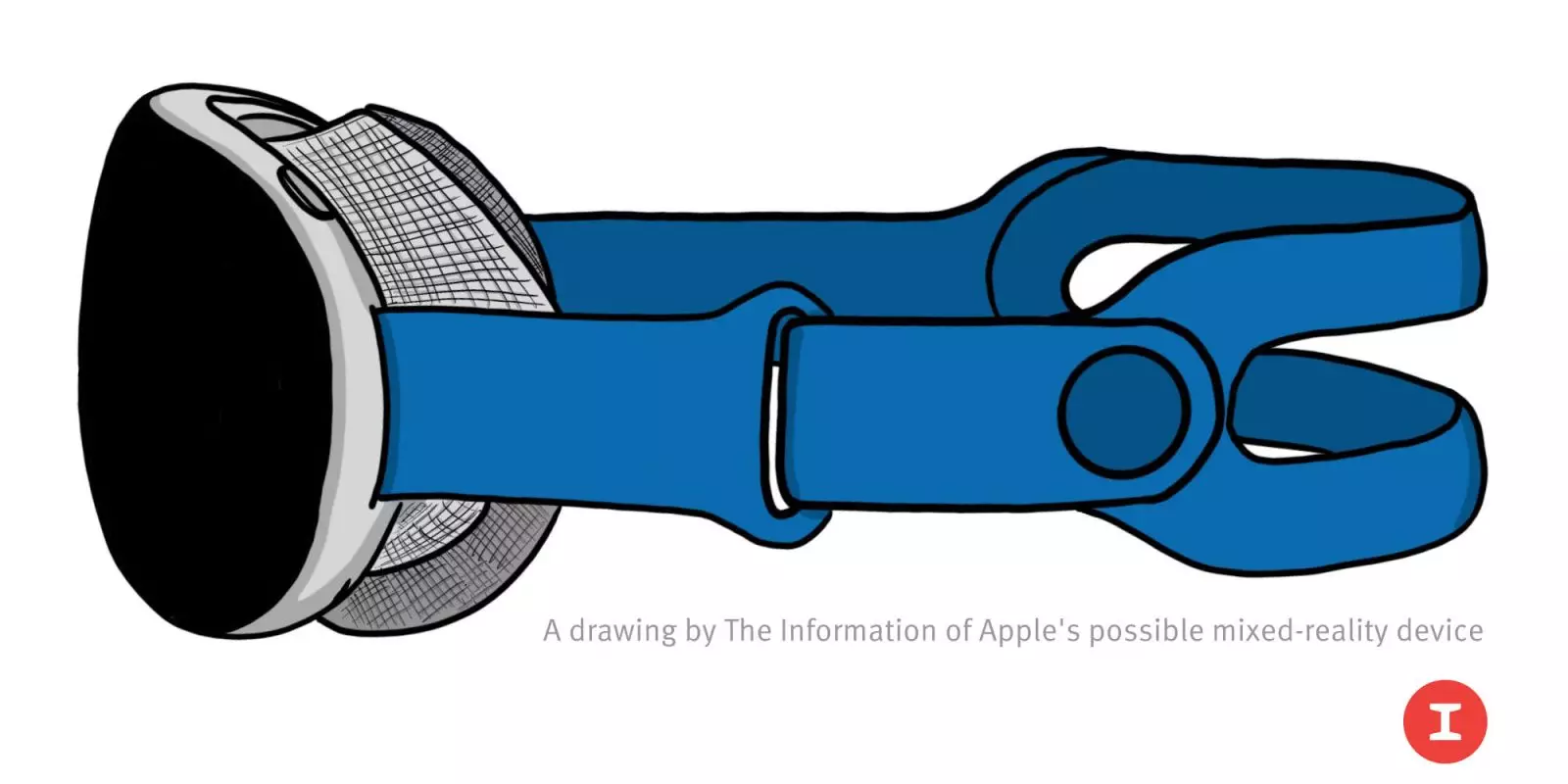 Renderització d'auriculars de realitat mixta d'Apple