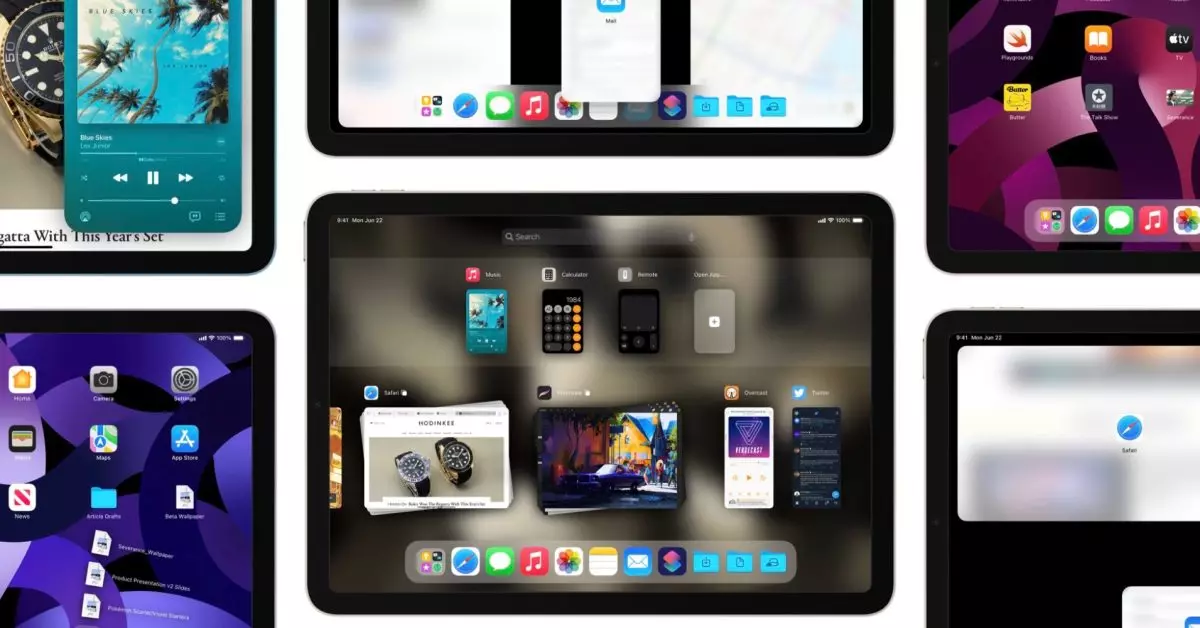 iPadOS 16 Konzept virstellt nei Multitasking Fäegkeeten, Popover Apps, Studio Modus, méi