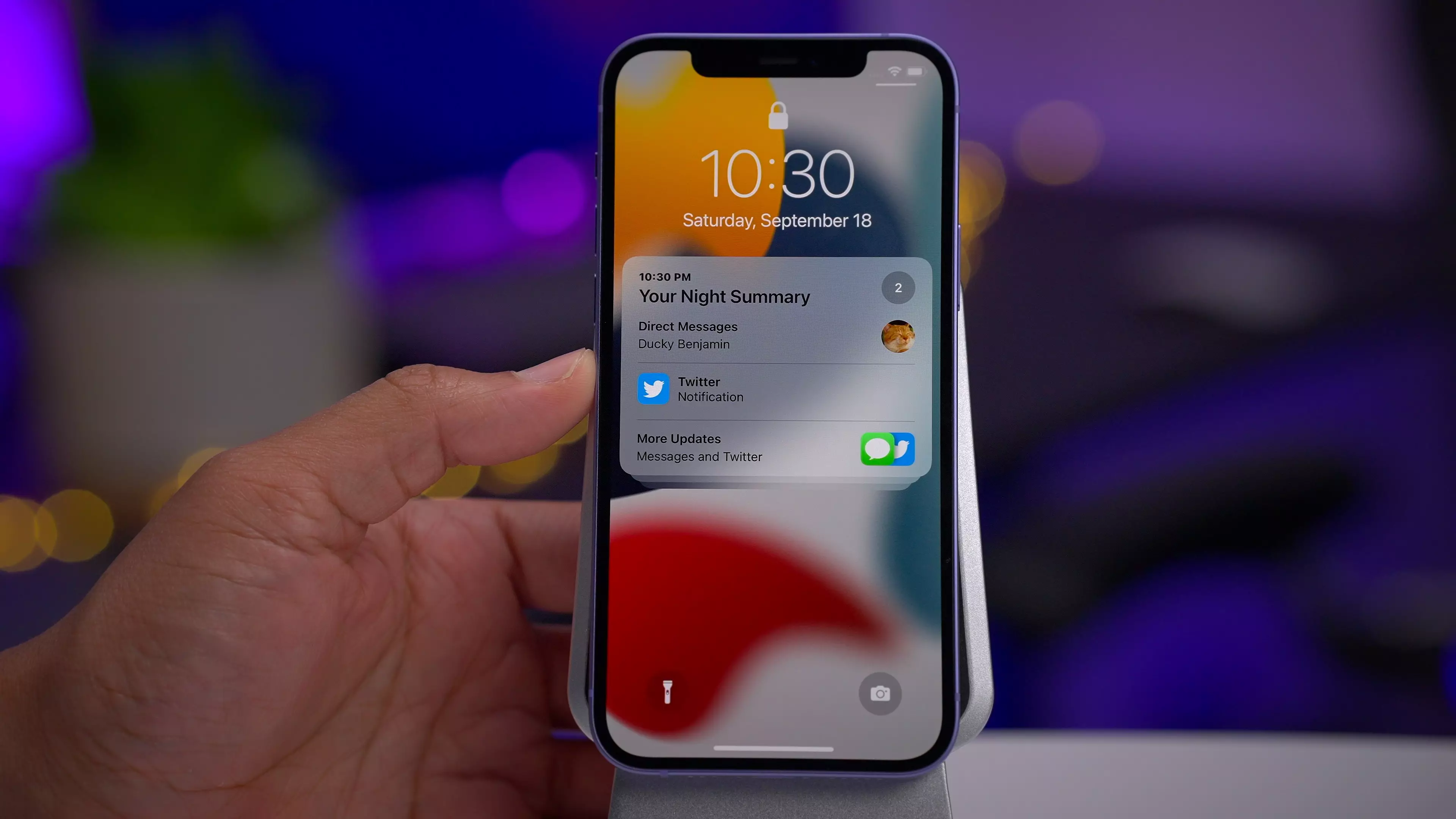 Fonctionnalités bêta d'iOS 15.2 repensées Résumé des notifications 17852_3