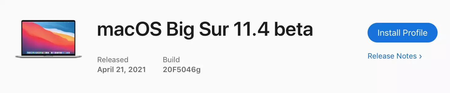 Apple yangi GPU qo'llab-quvvatlashi bilan macOS 11.4 ning birinchi ishlab chiquvchi beta-versiyasini chiqardi [Yangilanish: Ommaviy beta ham] 18214_3