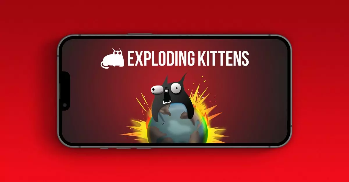 Netflix ya ci gaba da shiga cikin wasan kwaikwayon iOS tare da aikace-aikacen 'Exploding Kittens'