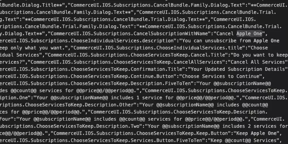 Apple One -tilauspaketin viittaukset löytyivät iOS-koodista ennen syyskuun tapahtumaa 186_2