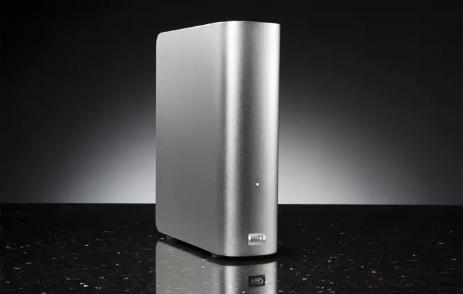 Western Digital My Book Studio 3TB (voor, linkshoekig, marmertafel)