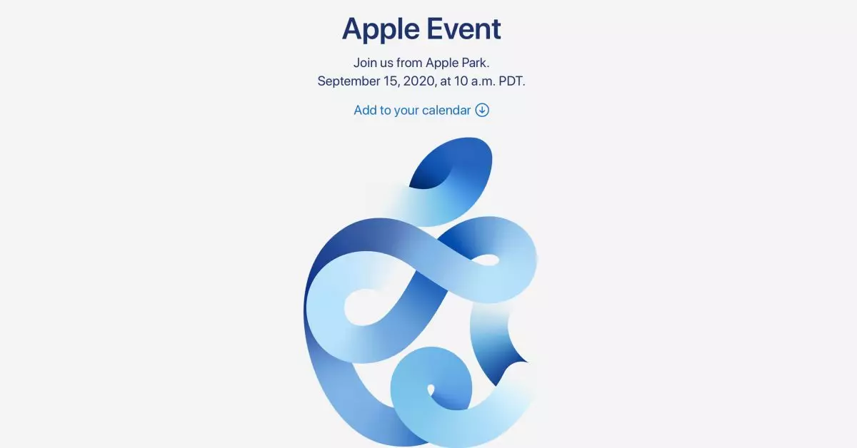 Apple oficiale anoncas la virtualan eventon pri Apple Watch kaj iPad por la 15-a de septembro