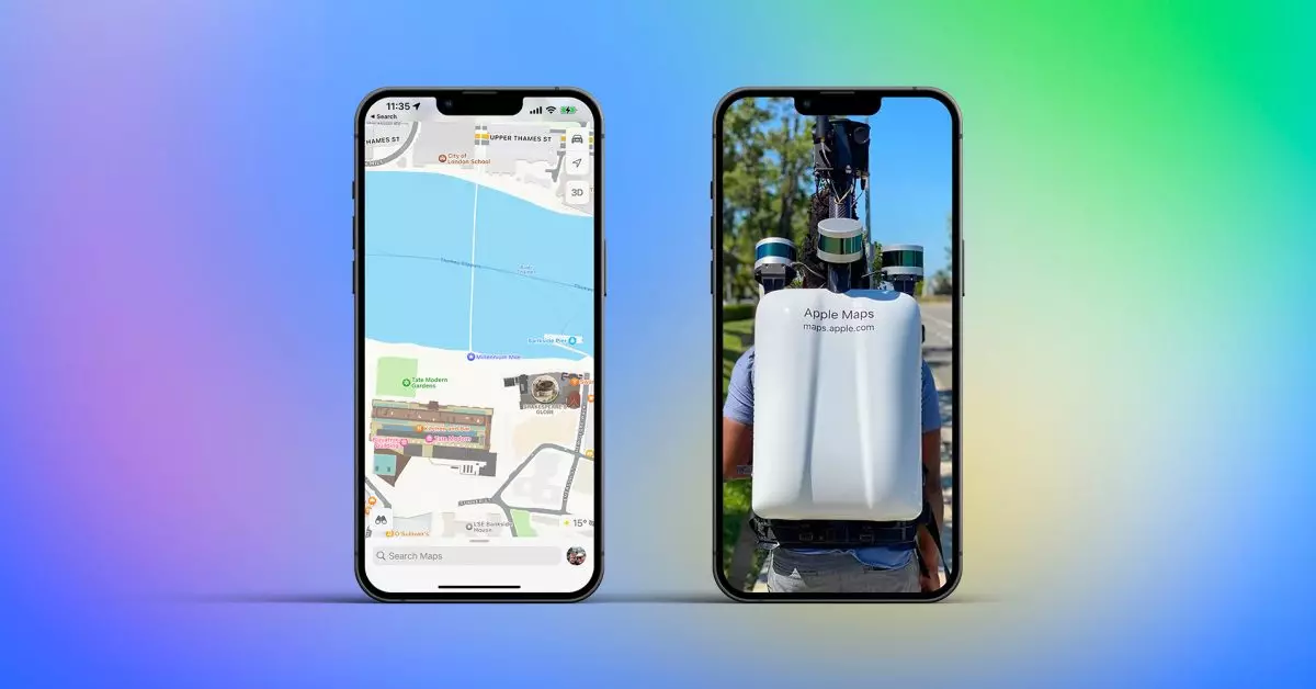 Comencen les enquestes terrestres d'Apple Maps UK, utilitzant sistemes de motxilla