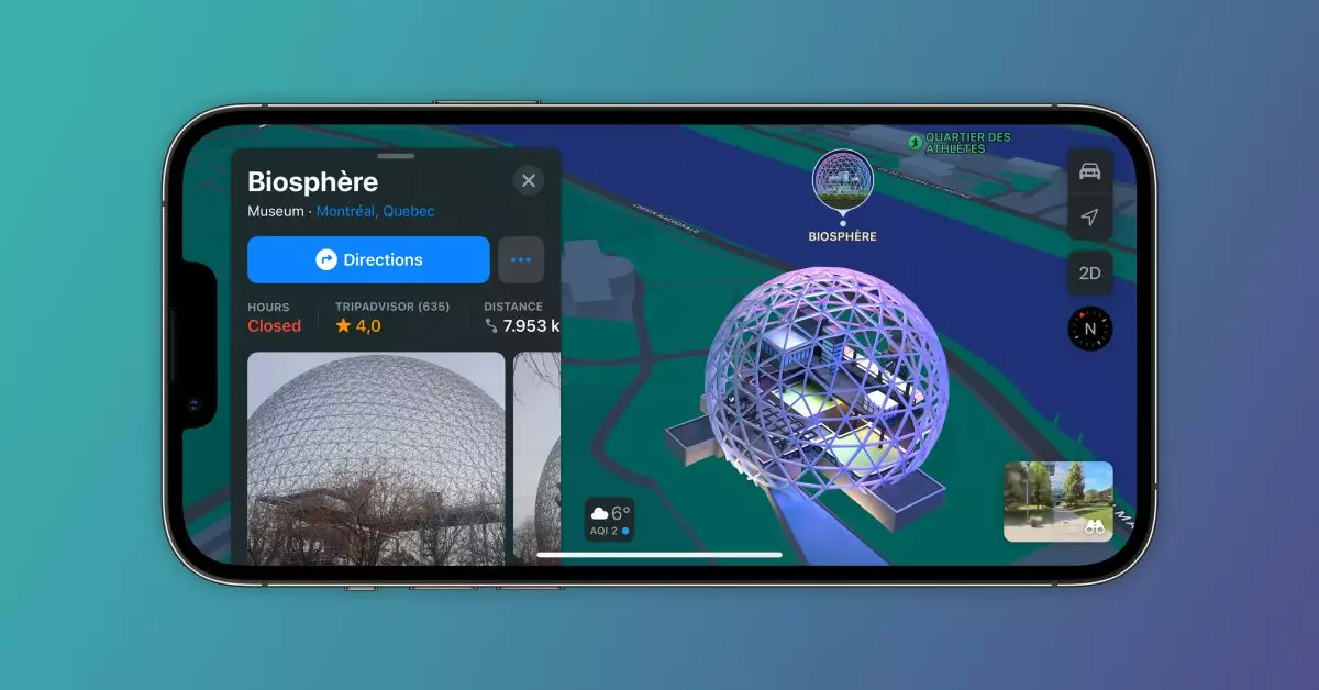 Apple Maps udvider detaljerede 3D-bygninger til Canada