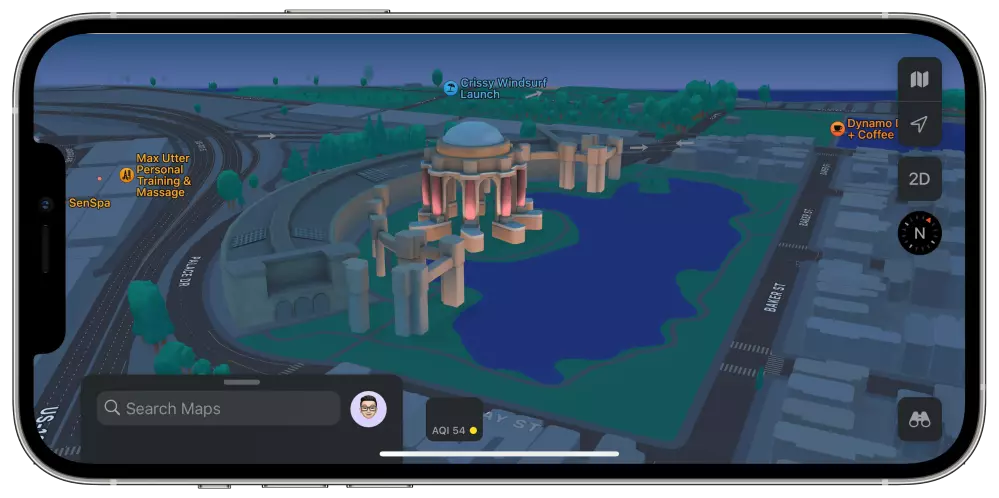 Apple Maps razširi 3D pogled na dodatna mesta v prihodnjih mesecih 1913_2