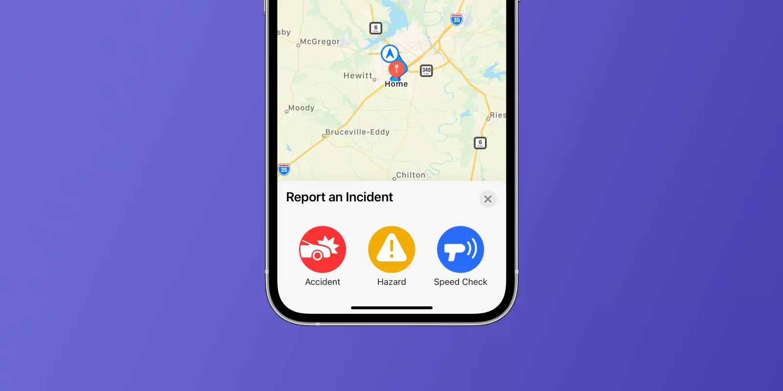 Apple Maps ajoute de nouvelles fonctionnalités de type Waze pour les radars, les accidents et autres dangers de la route 1923_1